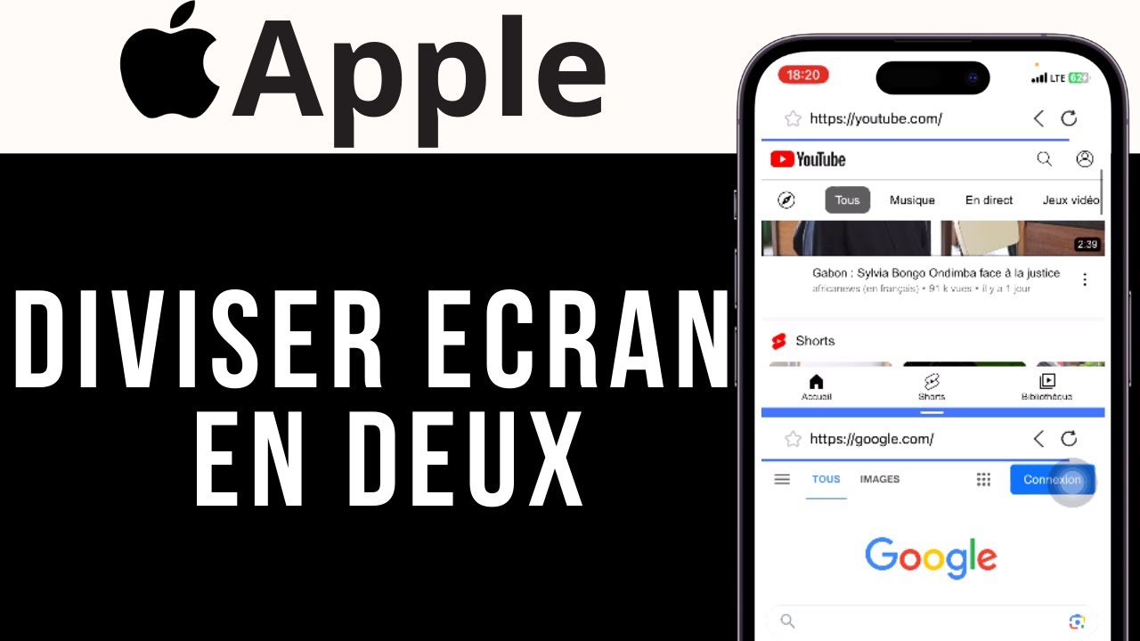 Comment Diviser Ecran En 2 iPhone ( FACILE ) - YouTube