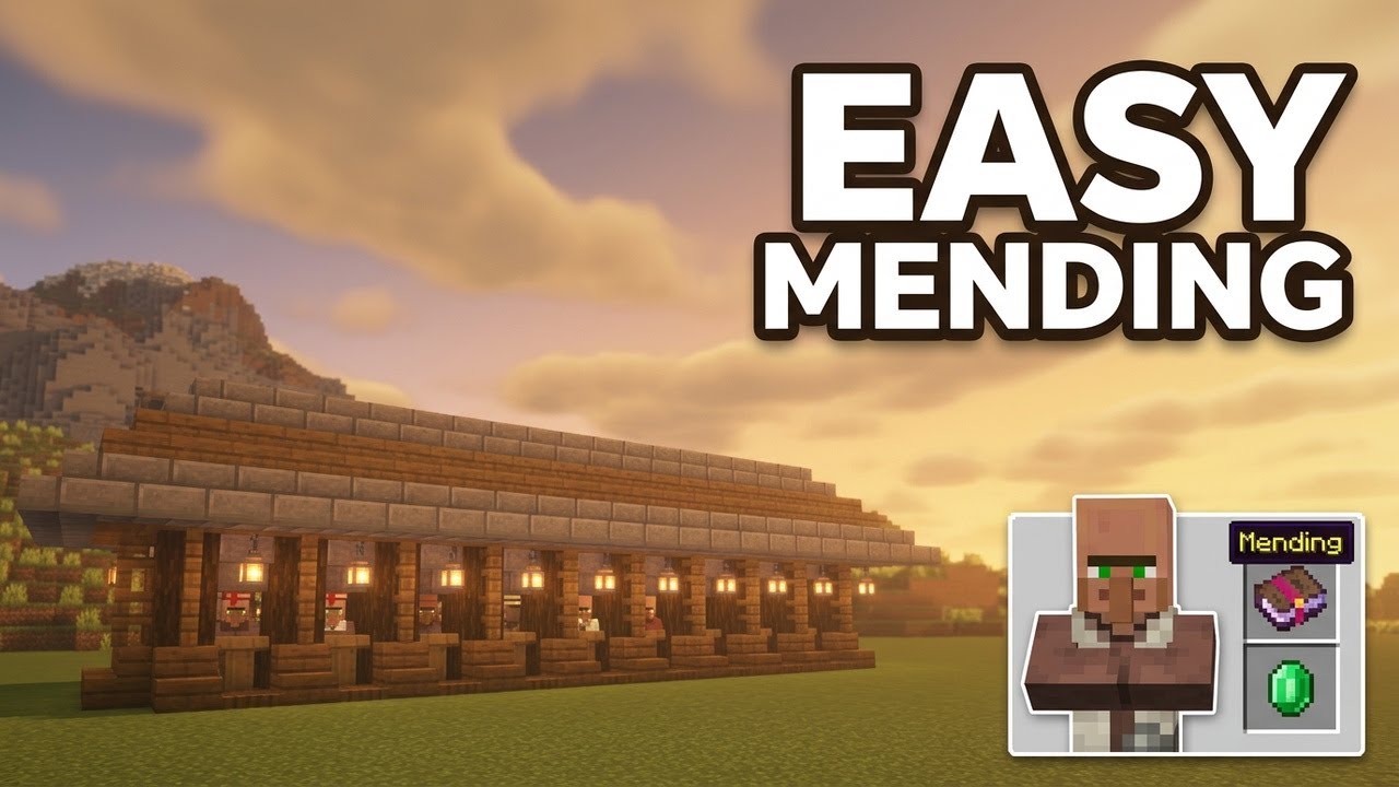 How to Build a Villager Trading Hall in Minecraft (Step-by-Step ...