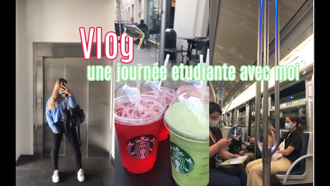 Une journée dans ma vie d’étudiante • vlog - YouTube