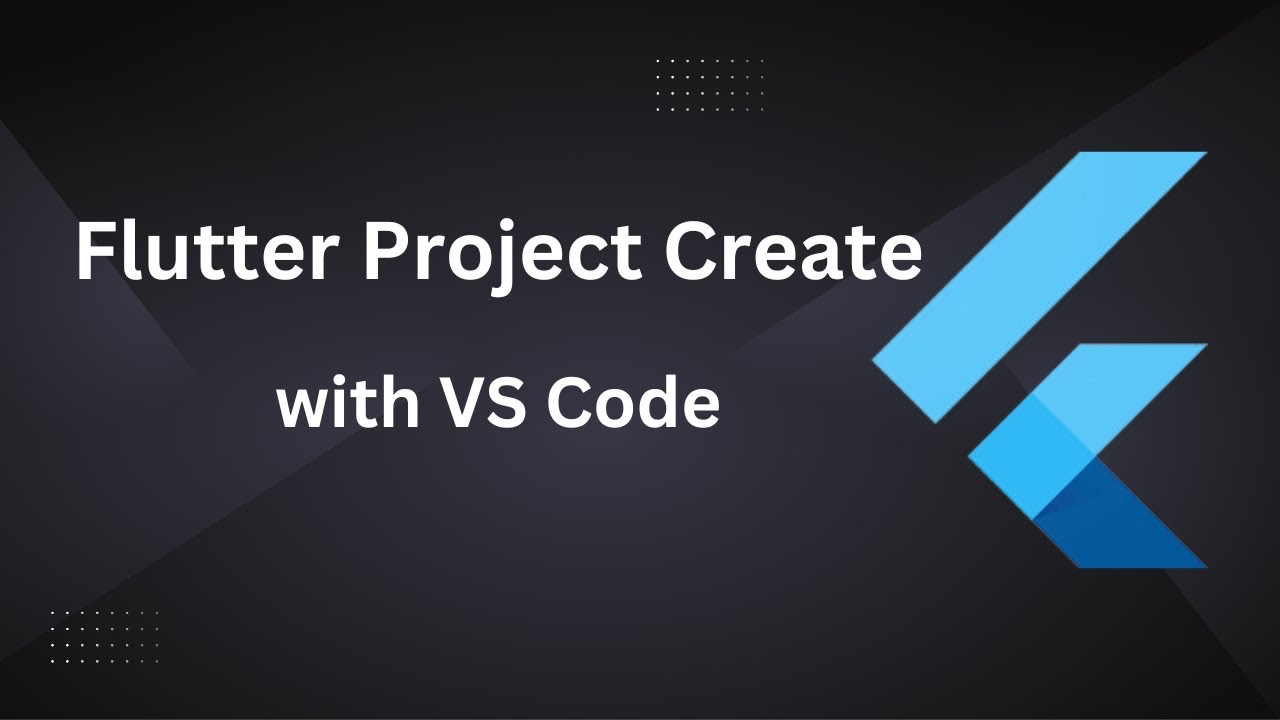 Flutter Project Create with VS Code | Hello World Project - YouTube