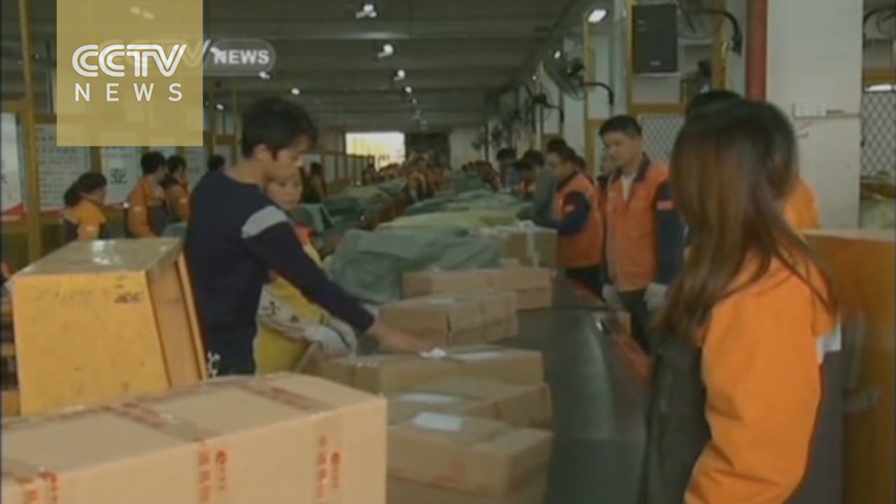 China’s delivery service firms set for Single’s Day - YouTube
