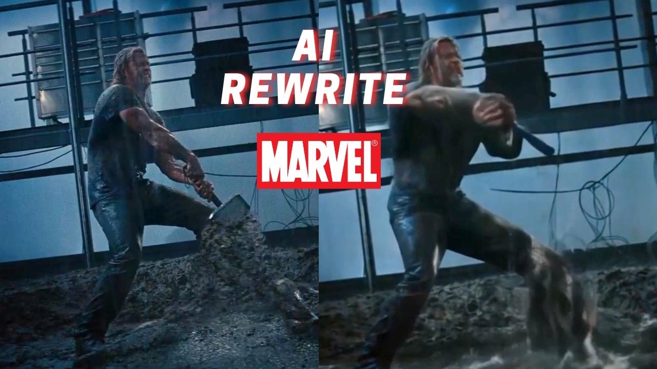 AI Rewrote Marvel Movie Scripts #marvel #dc #avengers #ai #movie - YouTube