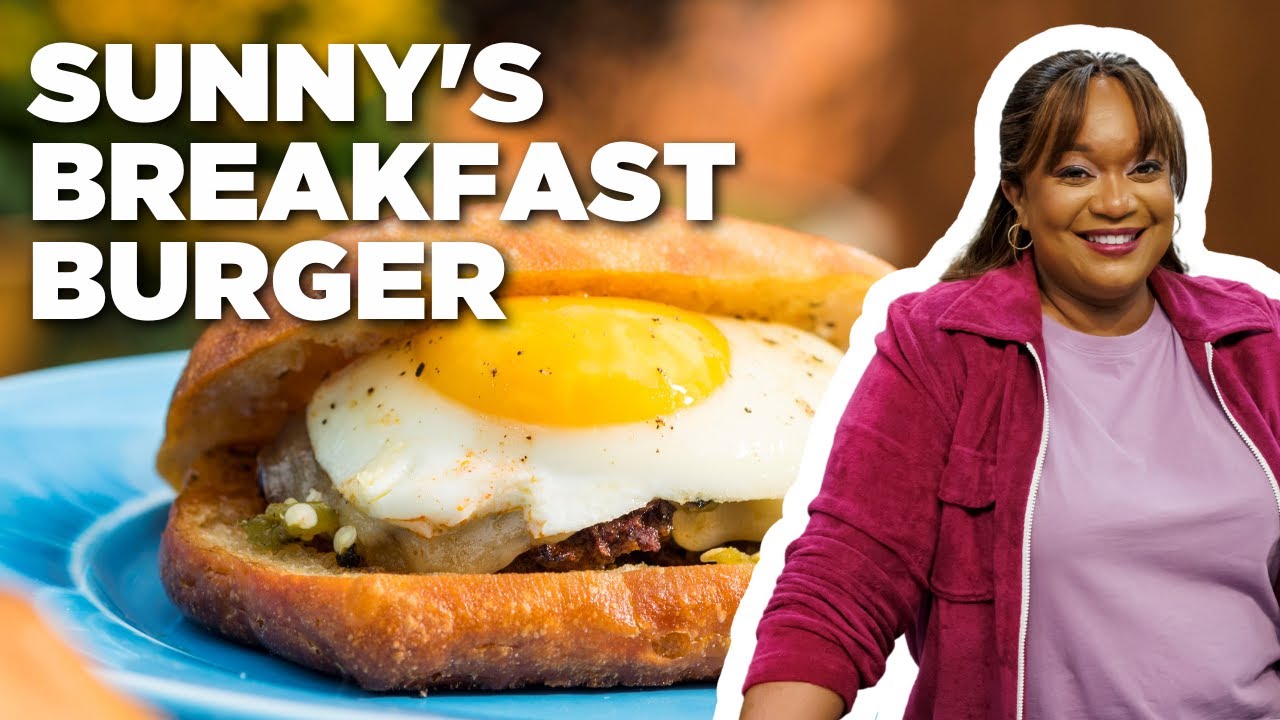 Sunny Anderson's Breakfast Burger | The Kitchen | Food Network - YouTube