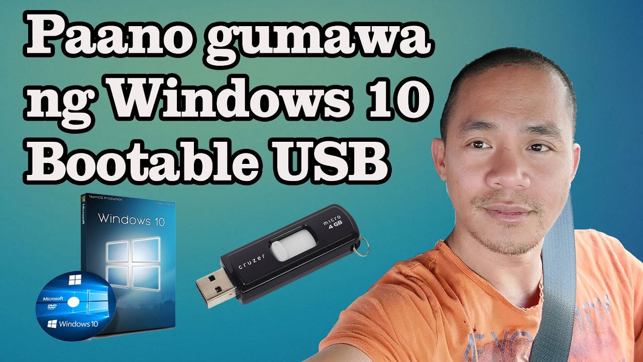 Paano gumawa ng Windows 10 Bootable USB Flash Drive - YouTube