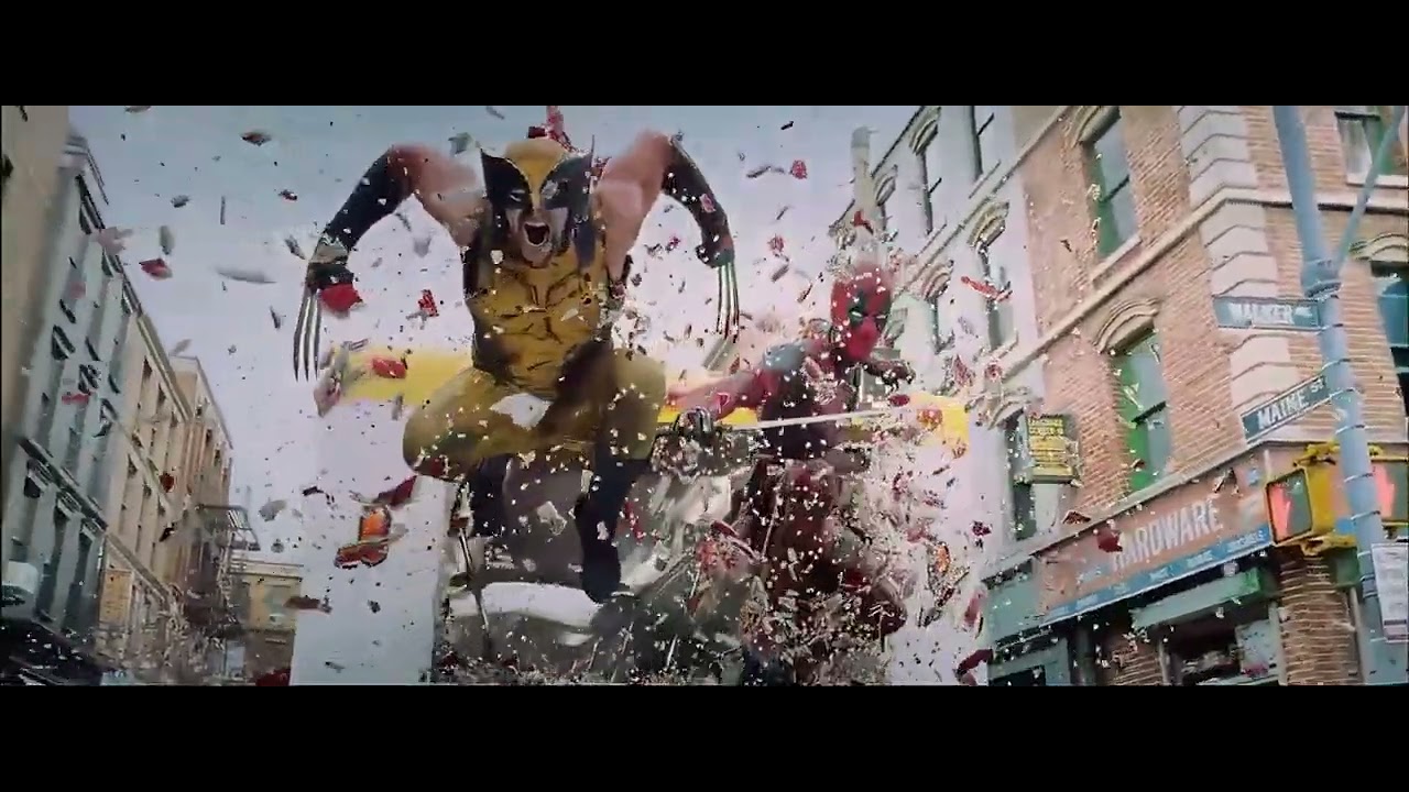 Deadpool X Wolverine Epic Jump Scne - YouTube
