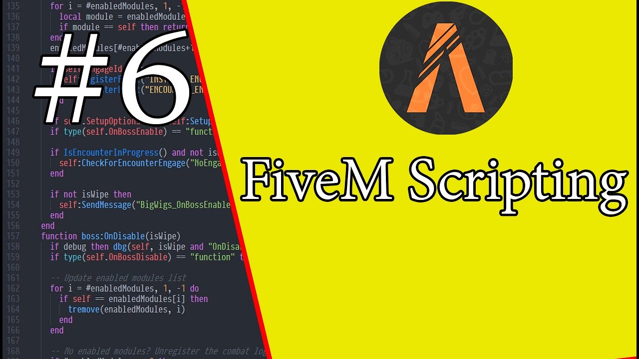 FiveM Scripting LUA 6 - สร้างและใช้งาน Event - YouTube