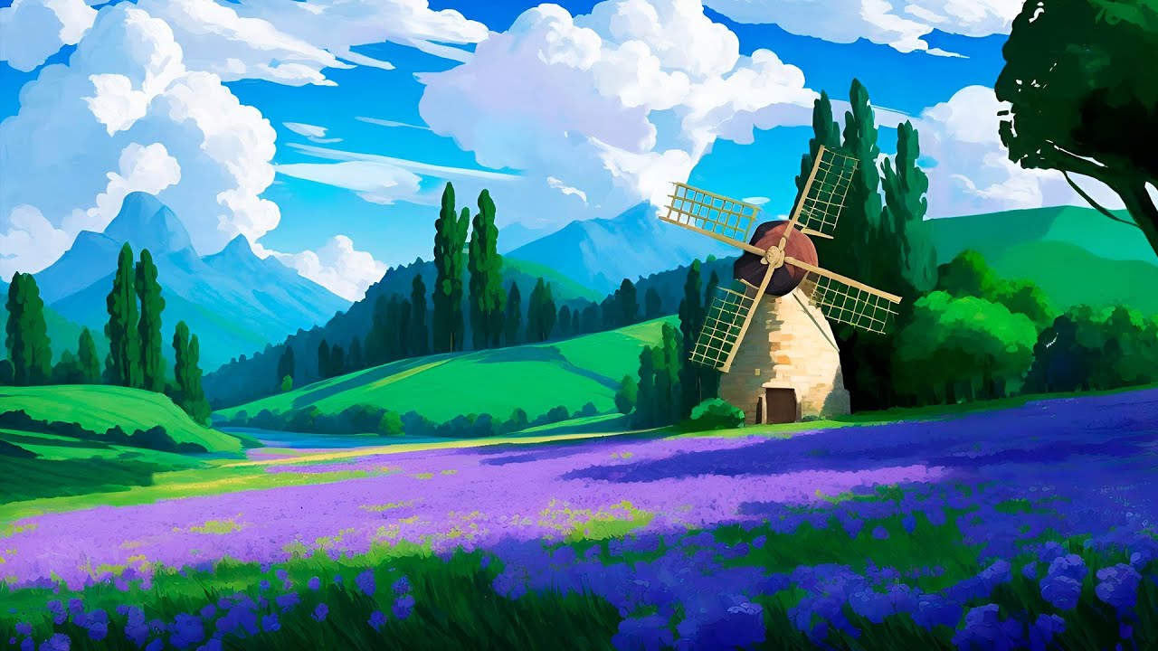 windmill. 🌾 relaxing music chilled beats. lofi hip hop music - YouTube