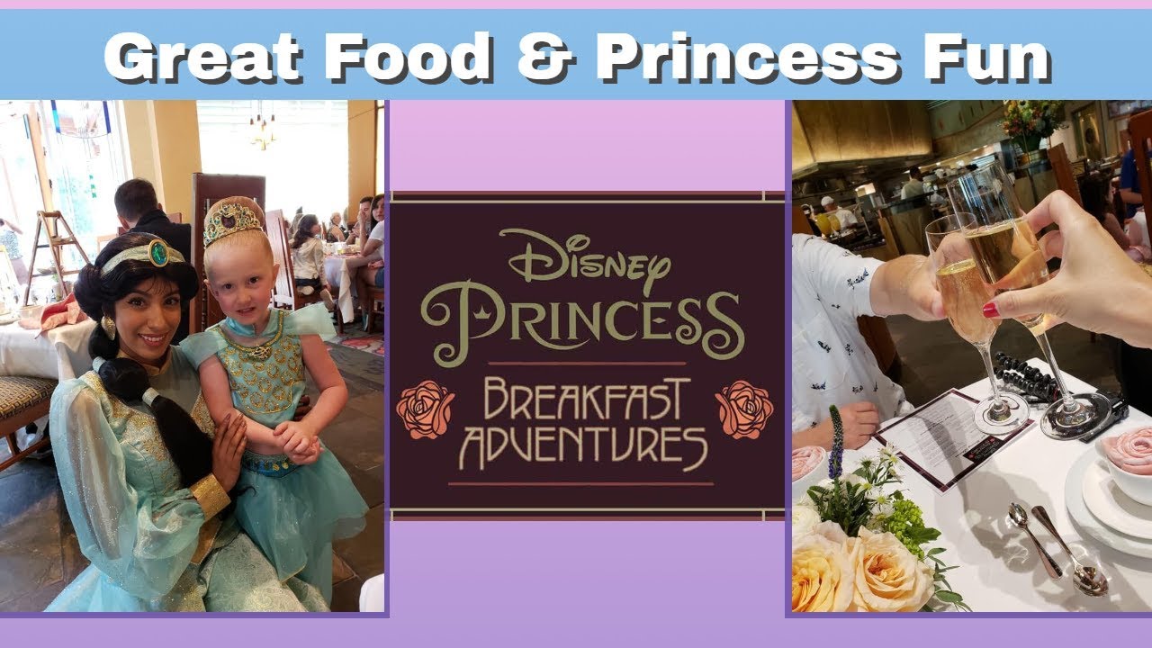 Eating all the food and Meeting all the Princesses | Disney Princess ...