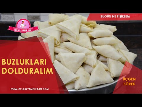 DERİN DONDURUCULARI DOLDURALIMMI - PART 2 / Kolay  Çıtır Üçgen Börek / Buzluk Böreği / Muska Böreği