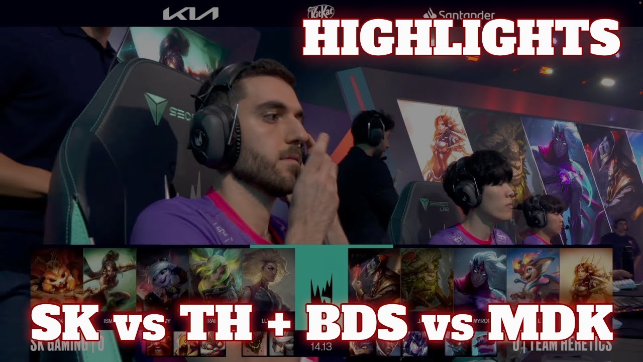 SK vs TH + BDS vs MDK - All Games Highlights | Round 1 LEC Summer 2024 Playoffs - YouTube