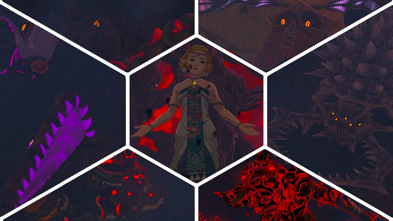 The Legend Of Zelda TOTK: All Bosses Before Final Boss, No Sages, OP ...