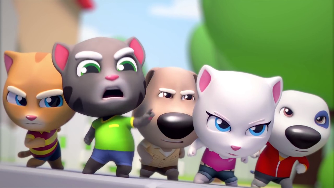 Talking Tom Gold Run – Friends vs the Robber Compilation - YouTube