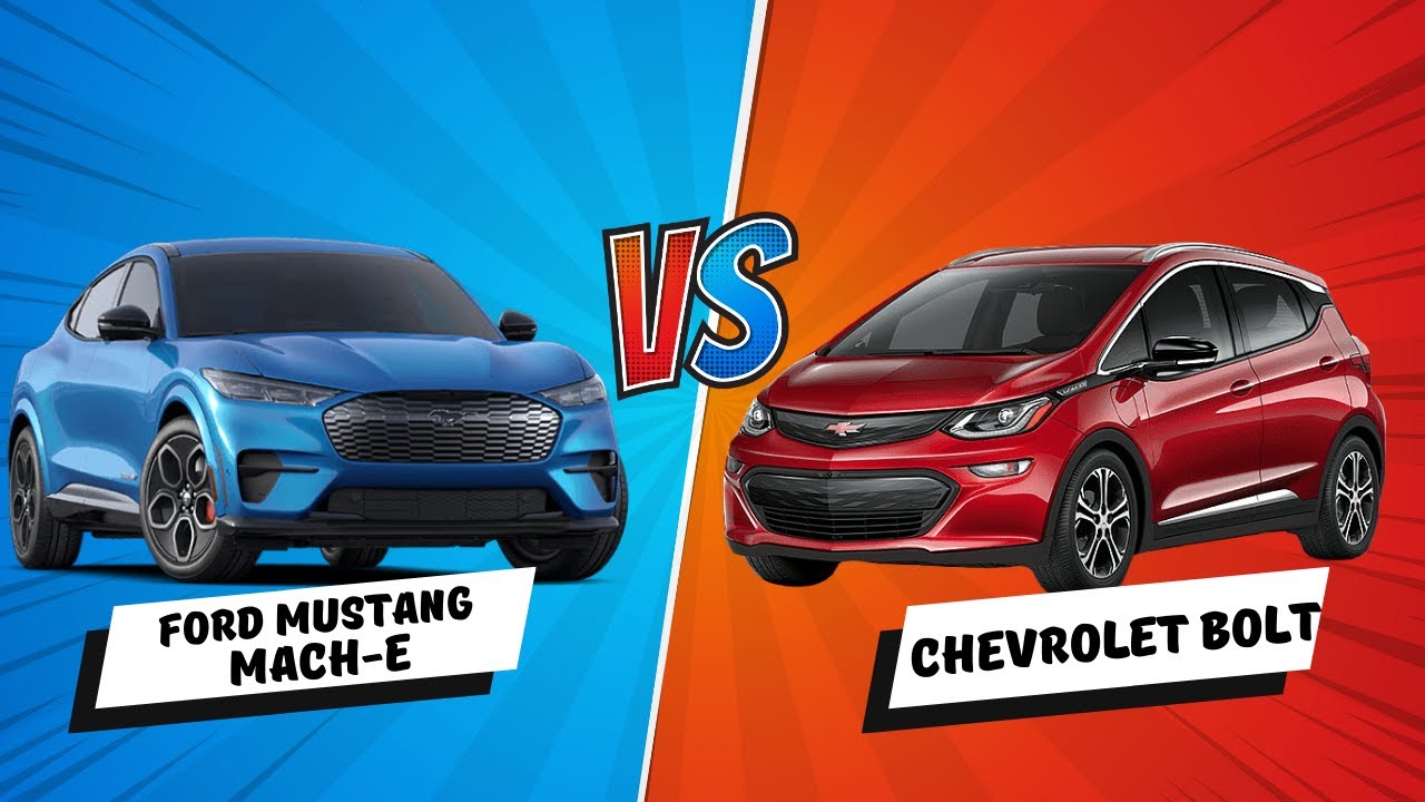 Comparison: Ford Mustang Mach-E VS Chevrolet Bolt 2024 - YouTube
