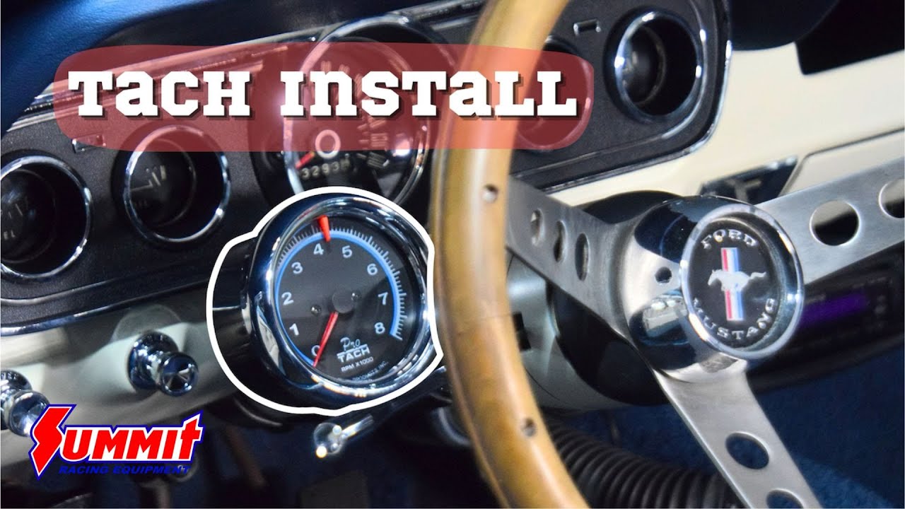Installing a TACHOMETER in classic car | Easier than you think - YouTube