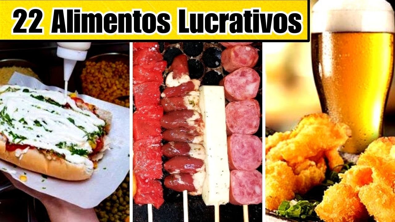 22 IDÉIAS DE COMIDAS DE RUA para VENDER e GANHAR DINHEIRO - YouTube