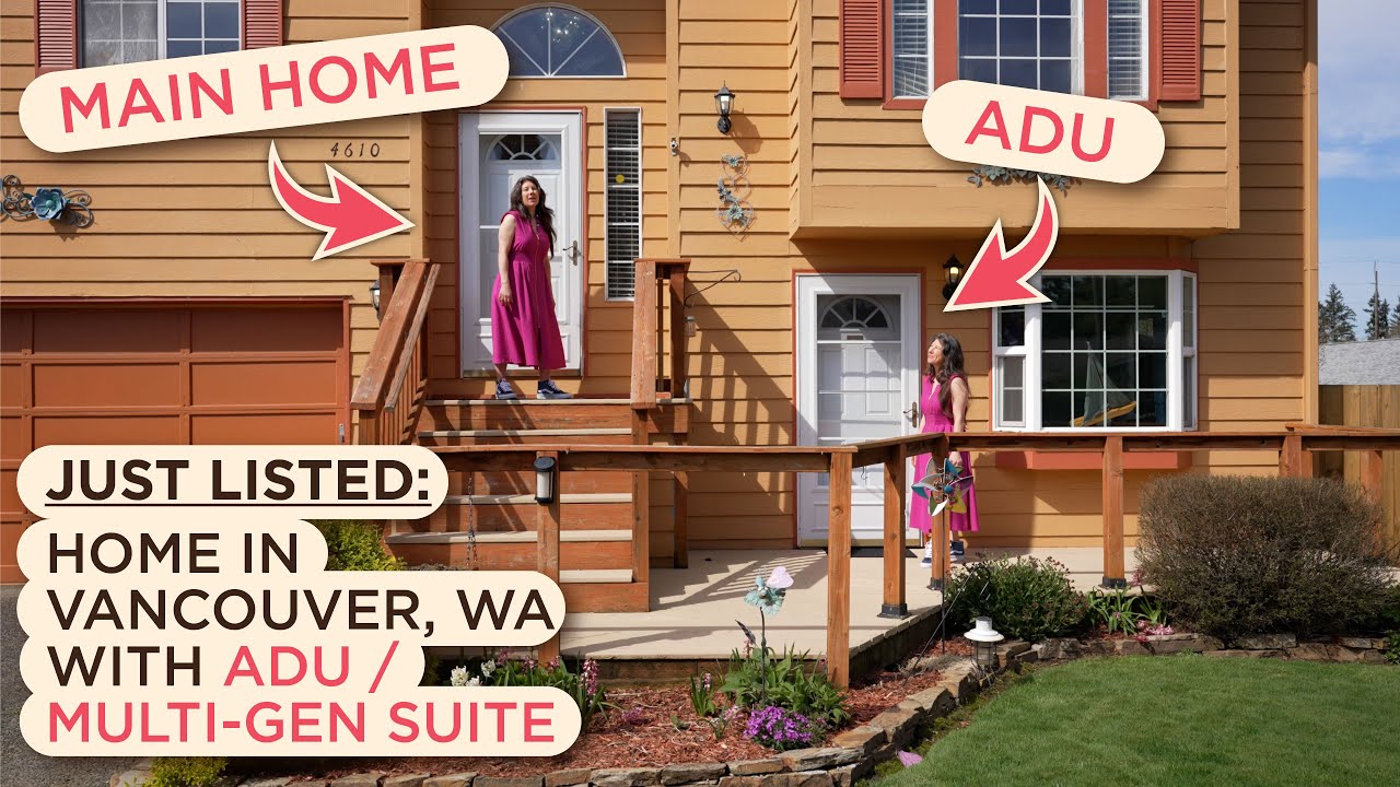 Vancouver, Washington home with ADU or multi-generational suite! - YouTube