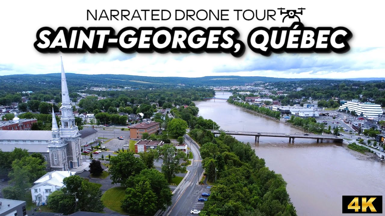 🌟 Stunning 4K Drone Footage of Saint-Georges, Québec | Discover Canada ...