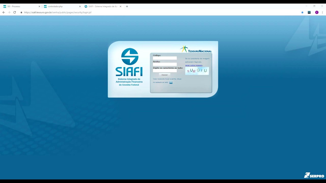 Registro de passivo anterior no SIAFI WEB - YouTube