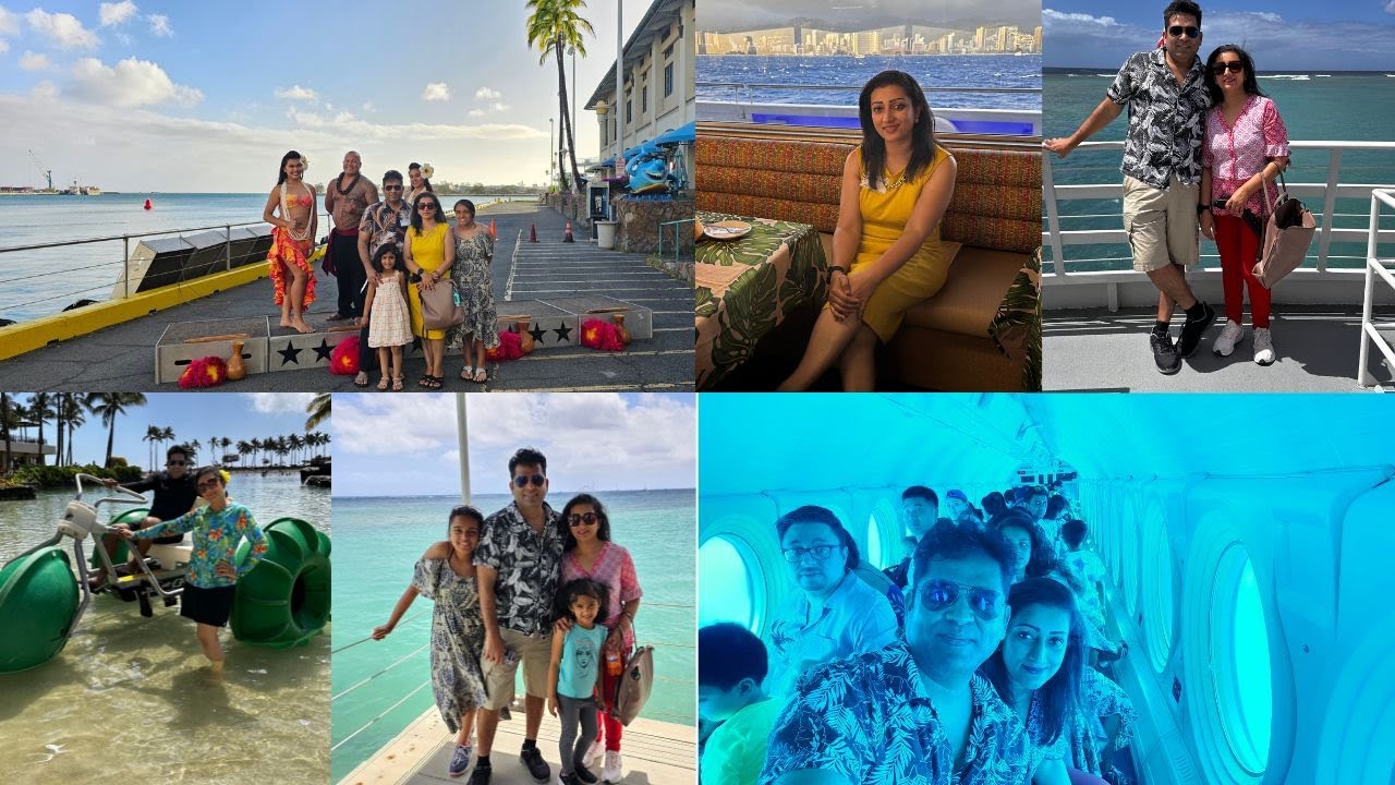 Cruise లో డిన్నర్ || 100 ft under water💧 లో కి వెళ్ళాము || Day 2 Hawaii ...