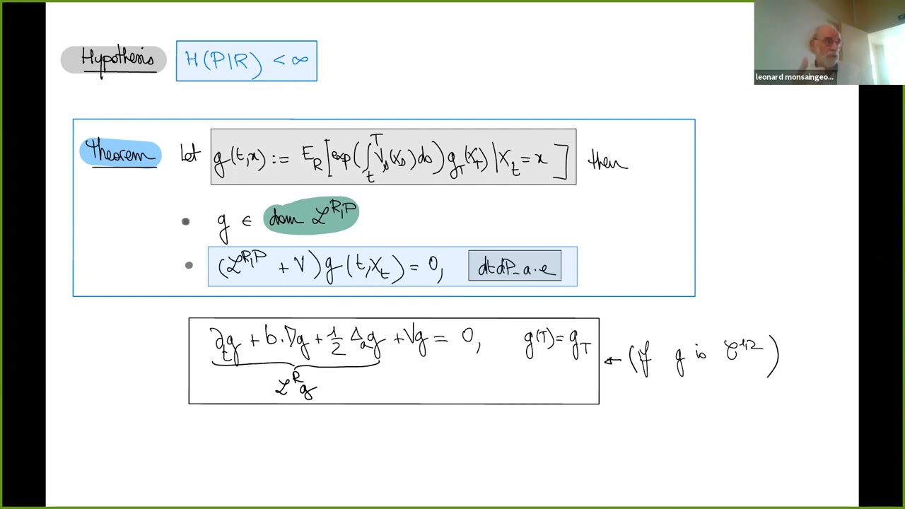 Feynman-Kac formula under a finite entropy condition - YouTube