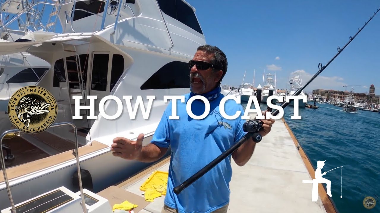 How To Cast Your Fishing Rod - YouTube