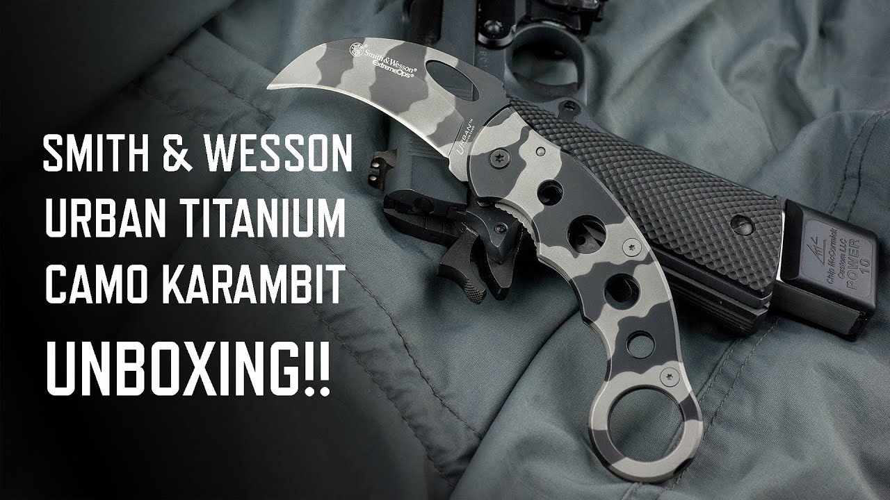 Smith & Wesson Urban Titanium Camo Karambit (SWCK32C) by Karambit.com ...