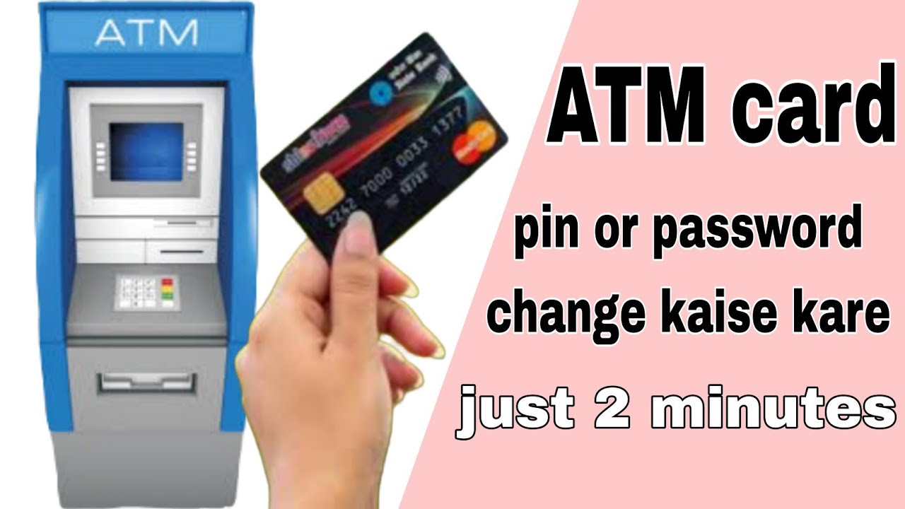 how to Change ATM pin code||forget password. - YouTube