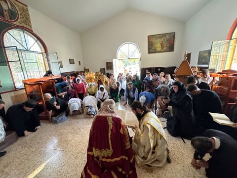 Ο ΕΣΠΕΡΙΝΟΣ ΤΟΥ ΑΓΙΟΥ ΠΝΕΥΜΑΤΟΣ ΣΤΟΝ ΙΕΡΟ ΝΑΟ ΑΓΙΑΣ ΤΡΙΑΔΟΣ ΚΟΙΜΗΤΗΡΙΟΥ ...