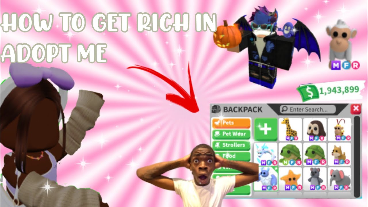 HOW TO GET RICH IN ADOPTME!! 💸🤑🤑 - YouTube
