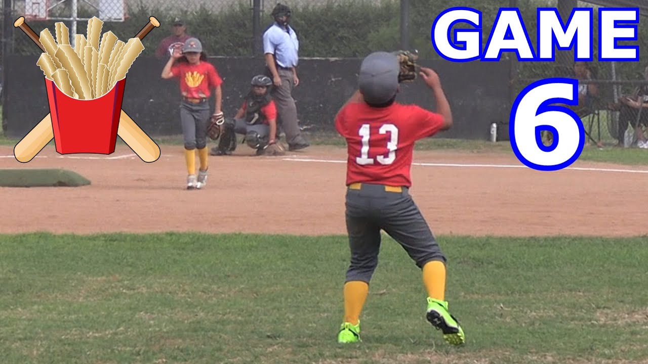LUMPY PLAYS LIKE MIKE TROUT IN CENTERFIELD! | Team Rally Fries (9U Fall ...