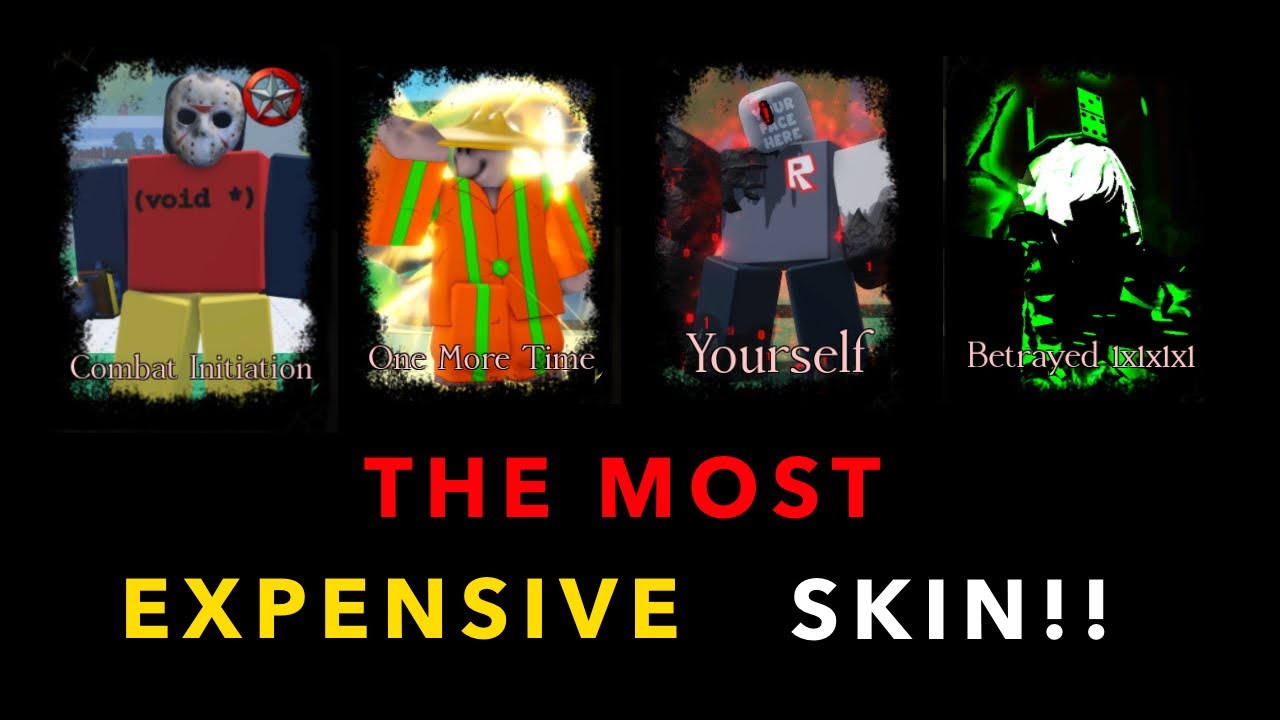 THE MOSt EXPENSIVE SKIN!!![forsaken] #roblox #forsaken - YouTube