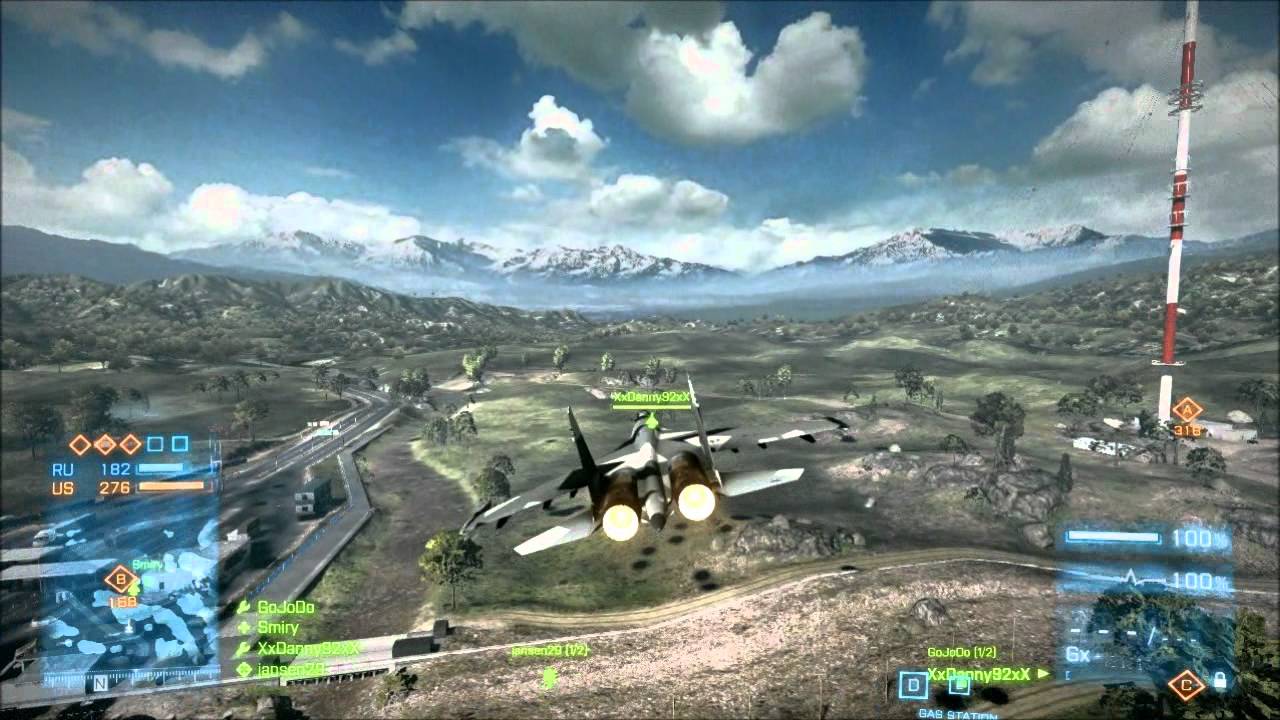 Battlefield 3 - Caspian Border Jet Gameplay - Dell XPS 15 L501X ...