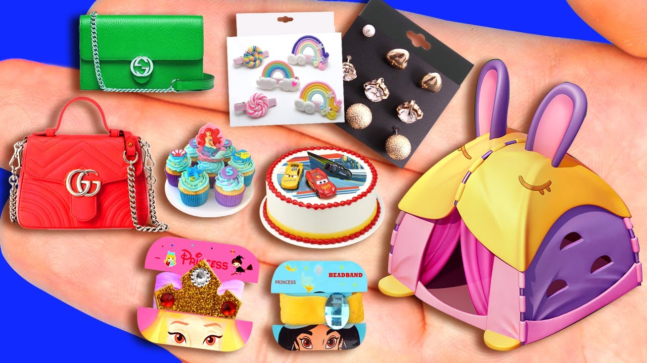 35 EASY MINIATURE CRAFTS IDEAS FOR DOLLHOUSE BARBIE ~ Headband ...