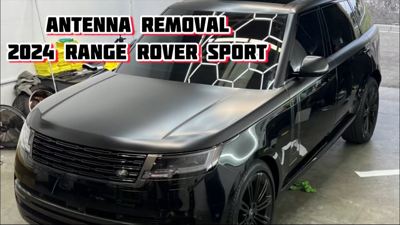2024 Range Rover Antenna removal - YouTube