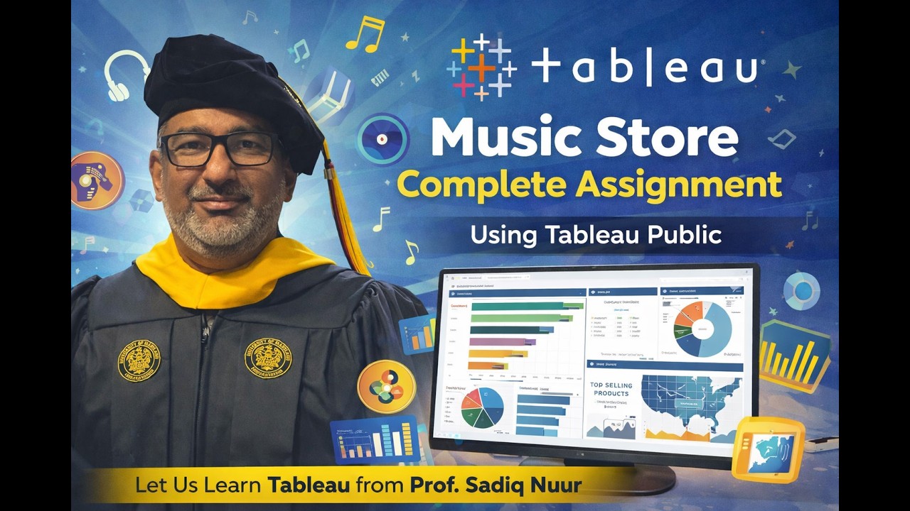 Tableau: Music Store Complete Assignment Using Tableau Public By ...