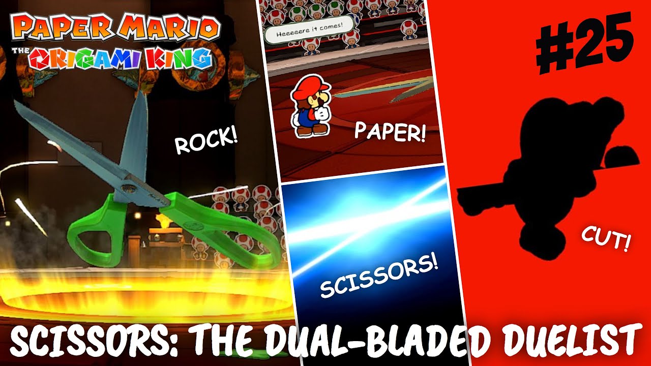 SCISSORS: THE DUAL-BLADED DUELIST | Paper Mario: Origami King, #25 ...