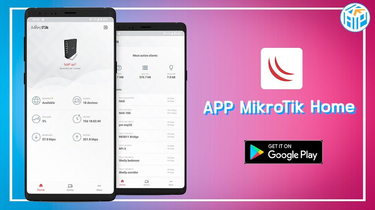 วิธีการการใช้งาน APP MikroTik Home - YouTube