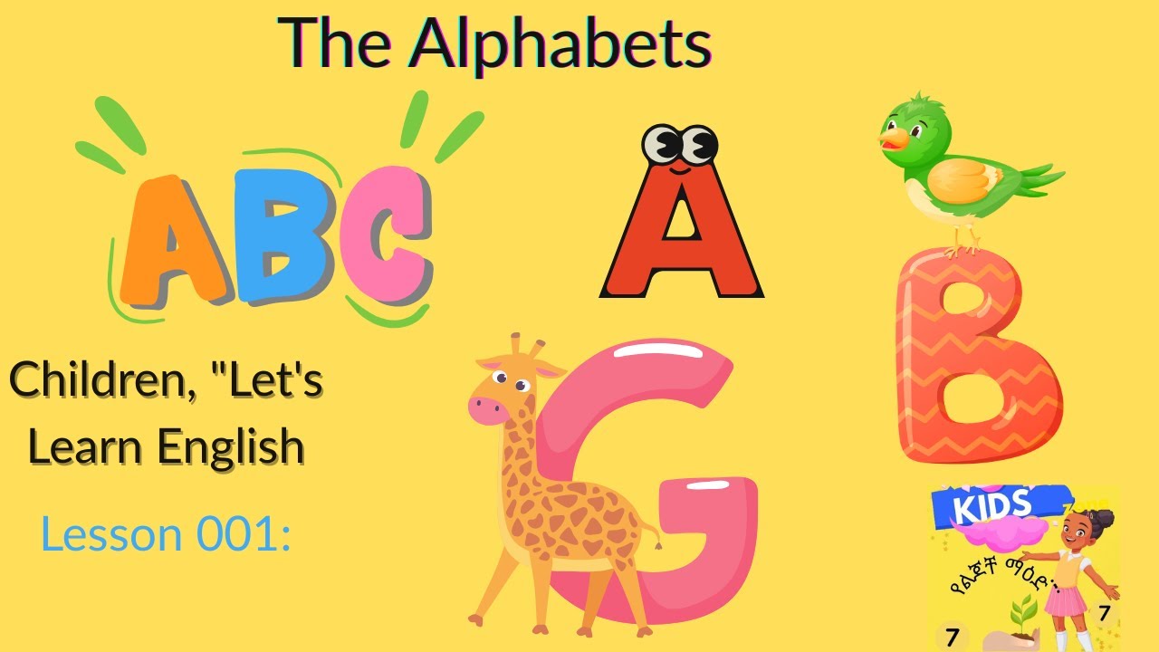 Lean English 001: The English Alphabets - YouTube
