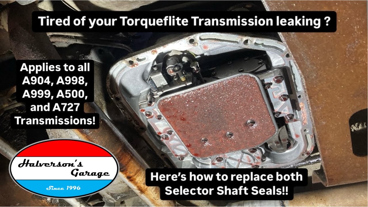 Tech Tips: Torqueflite Transmission Selector Shaft Seal Replacement ...