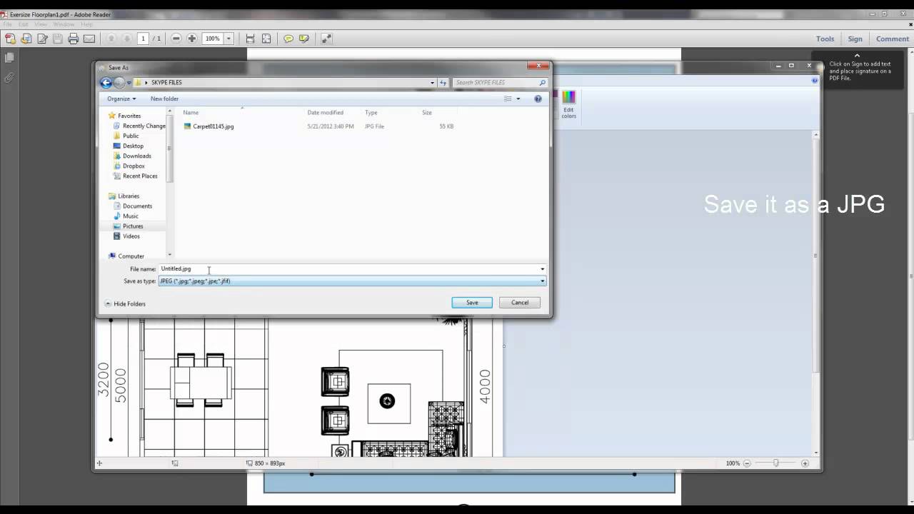 Insert a PDF Floor Plan in MHD (convert to jpg) - YouTube