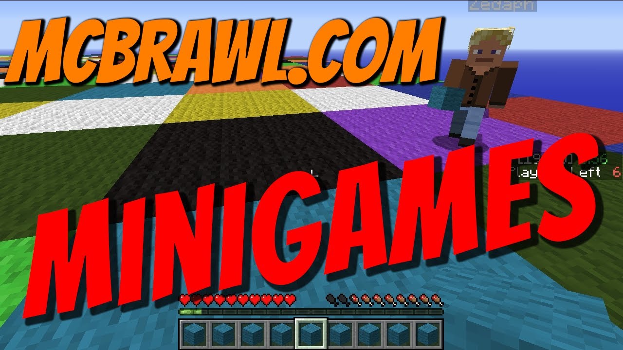 MCBrawl.com Minigames with Zedaph - YouTube