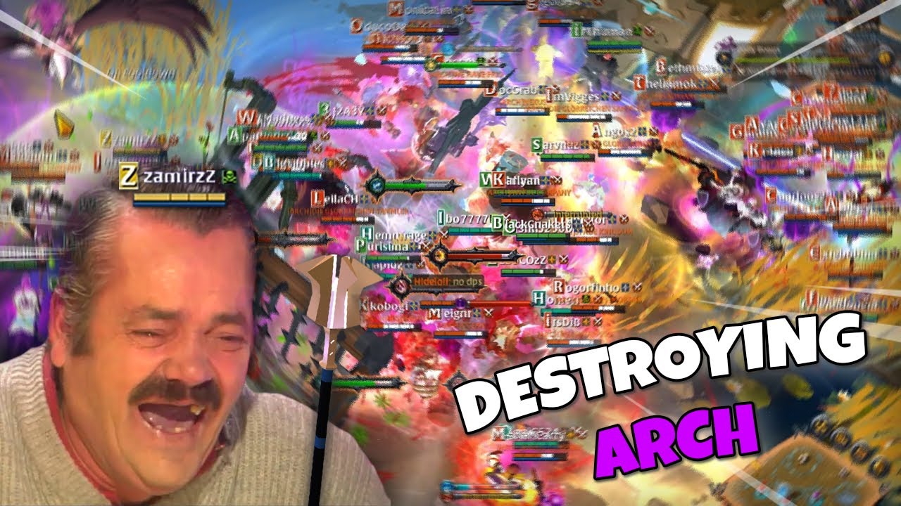 Heavy Mace - Massive Fight VS ARCH | CHIPS | EQMS | Albion Online ZVZ ...