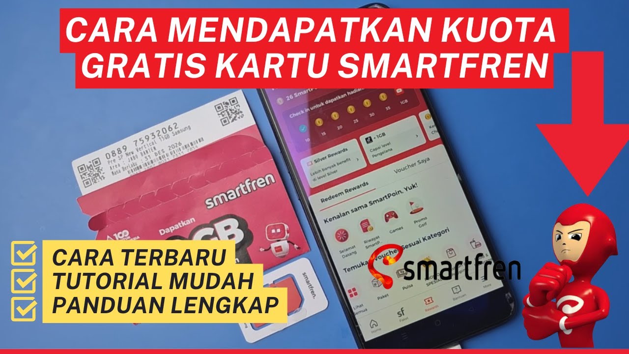 Cara Mendapatkan Kuota Gratis di Kartu Smartfren - YouTube