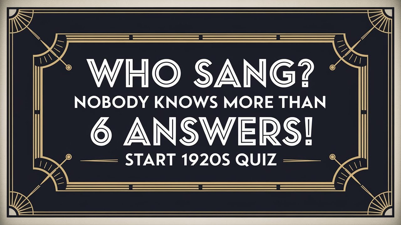 Who sang these songs from the 20s? - YouTube