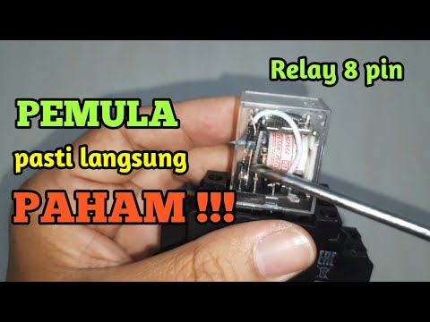 Cara kerja RELAY 8 pin - YouTube