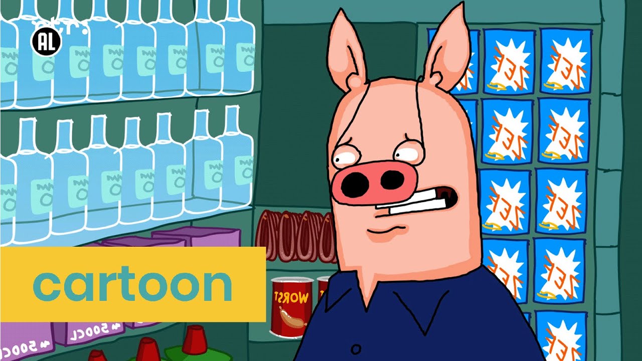 Racen als een dolle | Varkentje Rund - YouTube