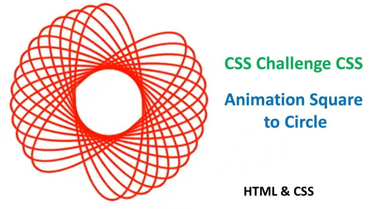 CSS Challenge CSS Animation Square to Circle - YouTube
