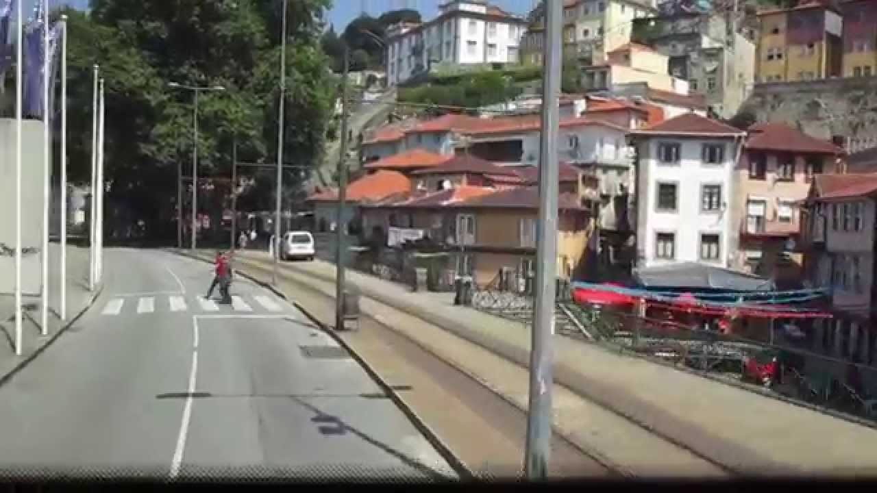 Porto Oporto Drive by bus thru Portugal City of Porto Portugal - YouTube