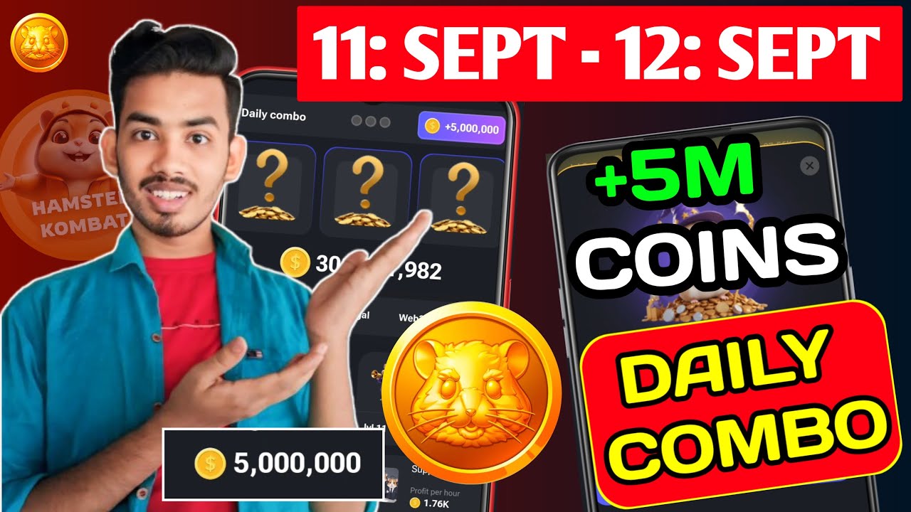 11 September Daily Combo | Hamster Kombat Daily Combo for 11 Sept - 12 ...