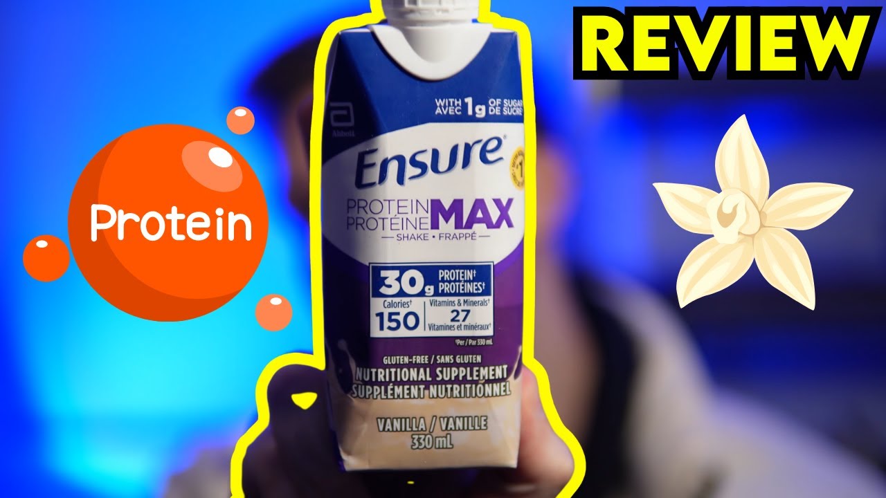 Ensure Protein MAX Shake Vanilla review - YouTube